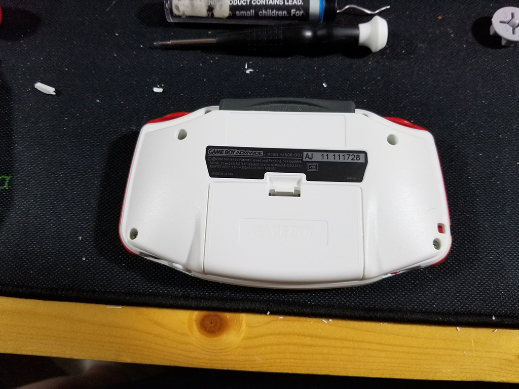 Game Boy Advance Mod and Restore | joshbieber.com